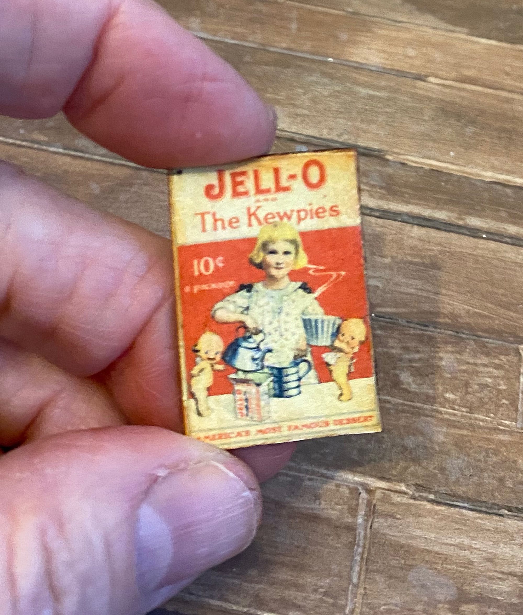 Miniature Dollhouse ANTIQUE Jello SIGN 1:12 RED White Kewpies | Etsy