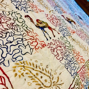 Cotton Quilts 32 Degrees Light Weight Handmade Hand Block Print Bright ...