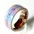 Purple Unicorn Ring With Opal Inlay Purple Ceramic Band, Multi Lavender Opals, Hypoallergenic ...