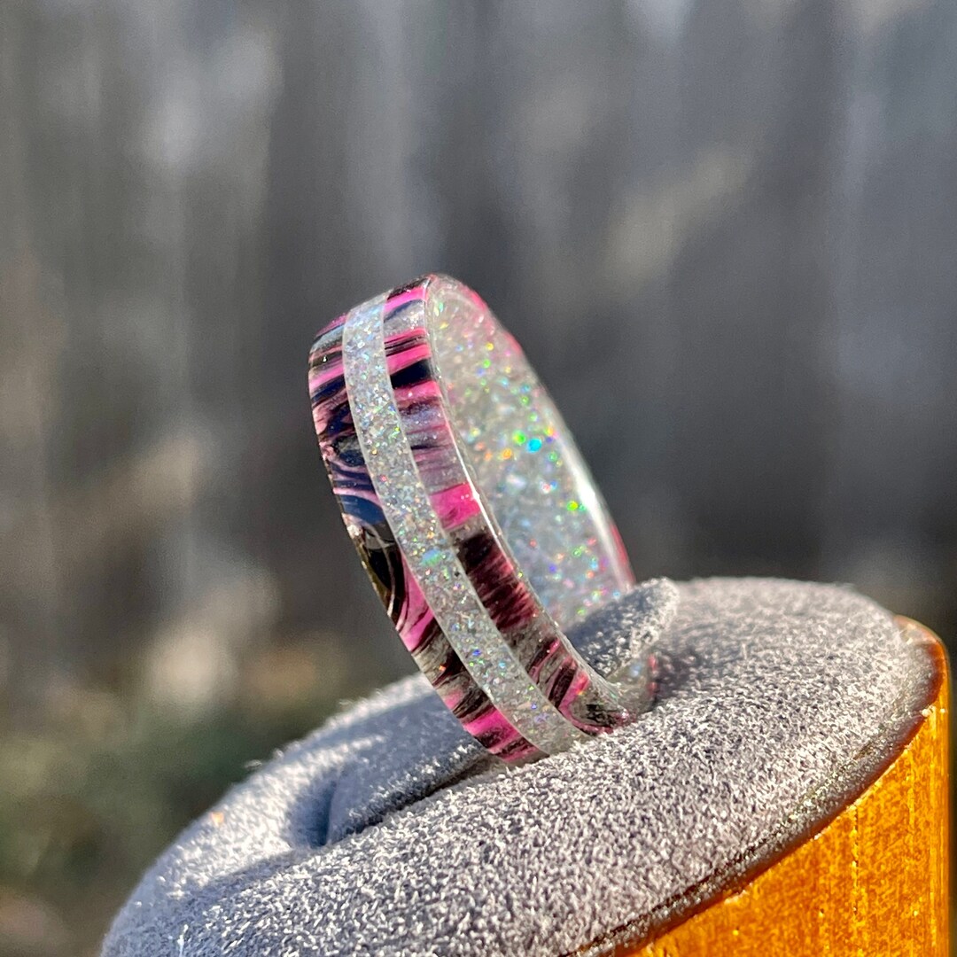 6mm Derby Girl Prismatic Ring, Handcrafted From Diamondcast Containing ...