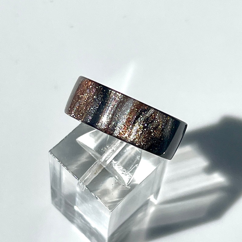Mixed Metal Diamond Dust Ring Diamondcast Metallurgy Ring - Etsy