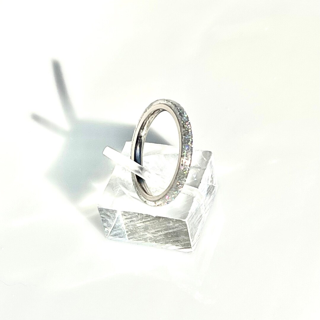 Diamondcast Stacking Rings - Resin Ring - Diamond Dust - Colorful ...