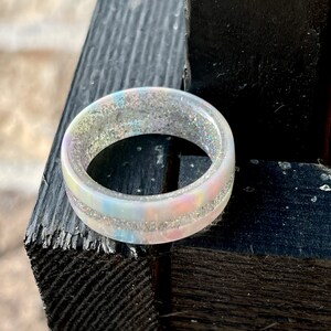 Prismatic Unicorn Ring Handmade With Unicorn Poop and Moissanite Colors ...