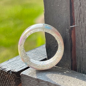 Prismatic Unicorn Ring Handmade With Unicorn Poop and Moissanite Colors ...