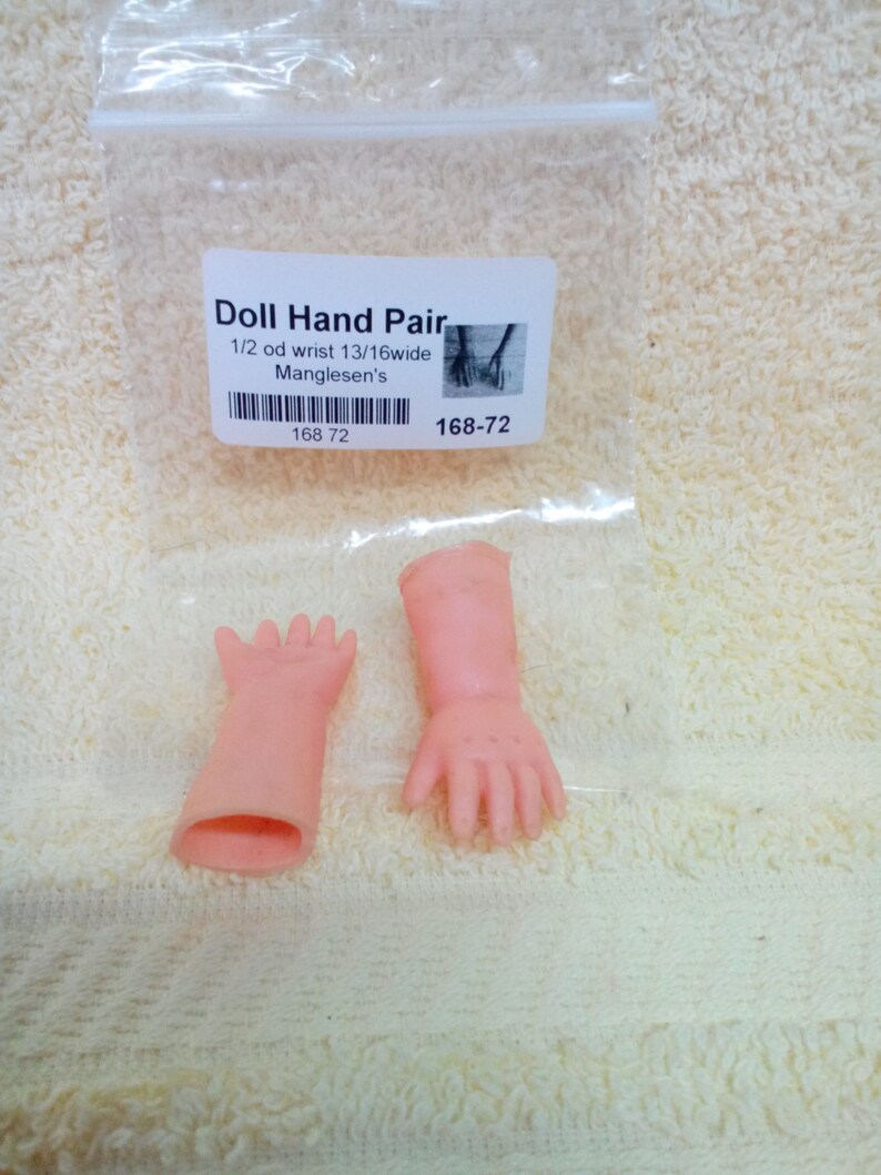 Hands for Doll 168-72 1 5/8 Inches Long 1/2 in OD Wrist - Etsy