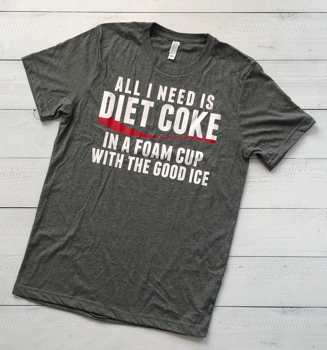 Diet Coke Shirt | Diet Coke Gifts | Bella and Canvas T-shirt - Etsy