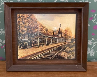 Train Shadow Box - Etsy