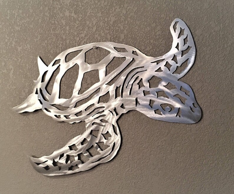 Metal Sea Turtle Art. Hawaiian Decor. Beach House Artwork. - Etsy