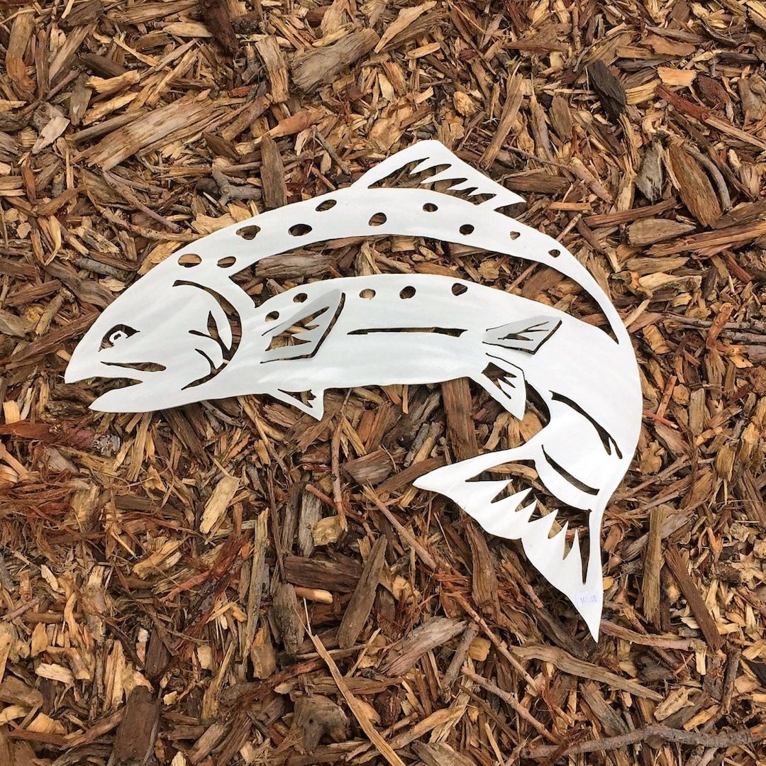 Aluminum Trout Artwork. Fly Fishing Decor. Great Christmas Gift for ...