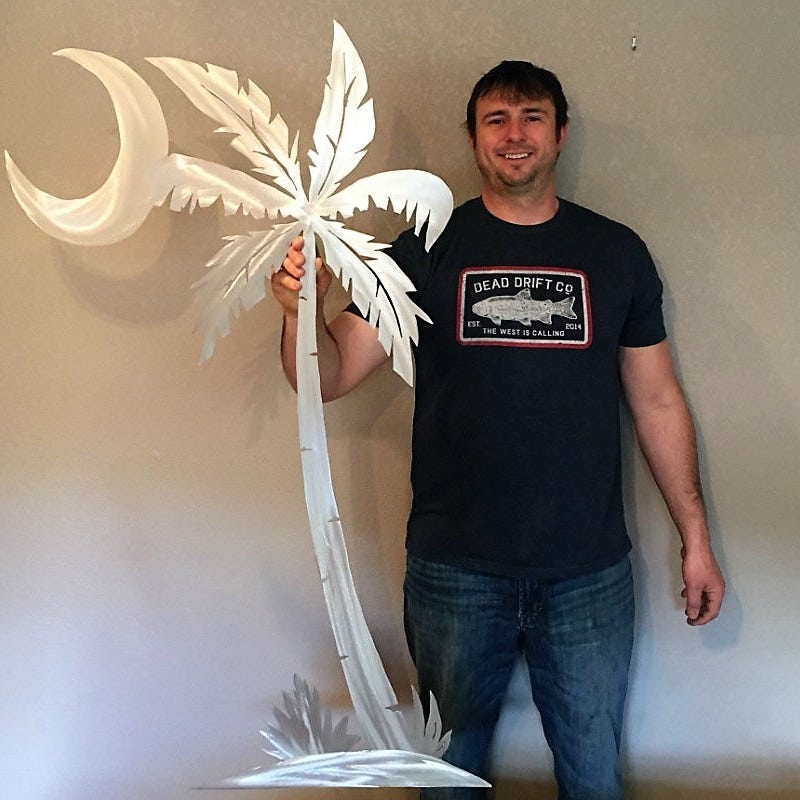 Palm Tree Metal Art - Etsy