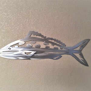 Yellowtail Snapper Metal Wall Art Ocean Fishing Artwork Fisherman ...