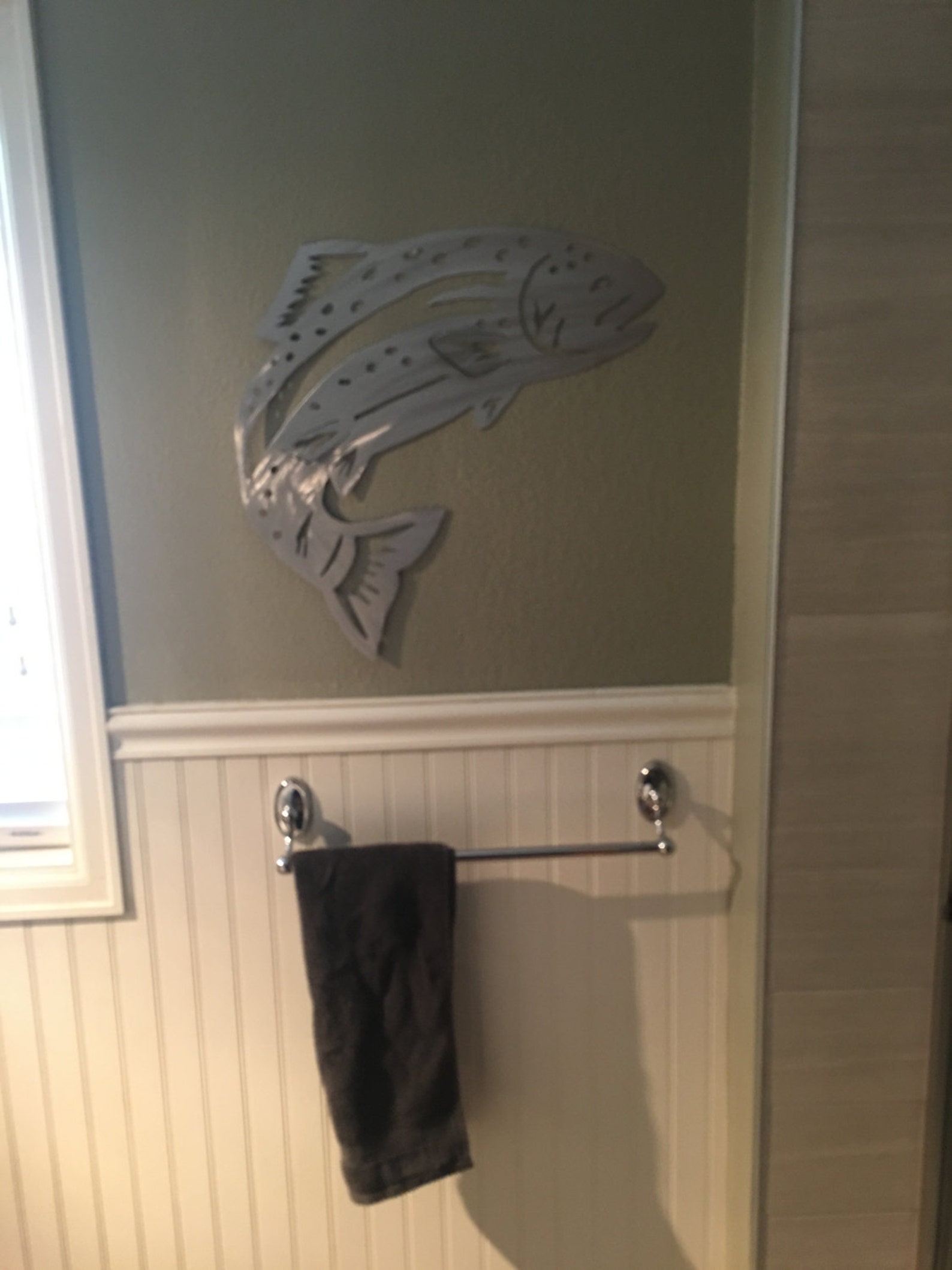 Aluminum Trout Artwork. Fly Fishing Decor. Great Christmas | Etsy