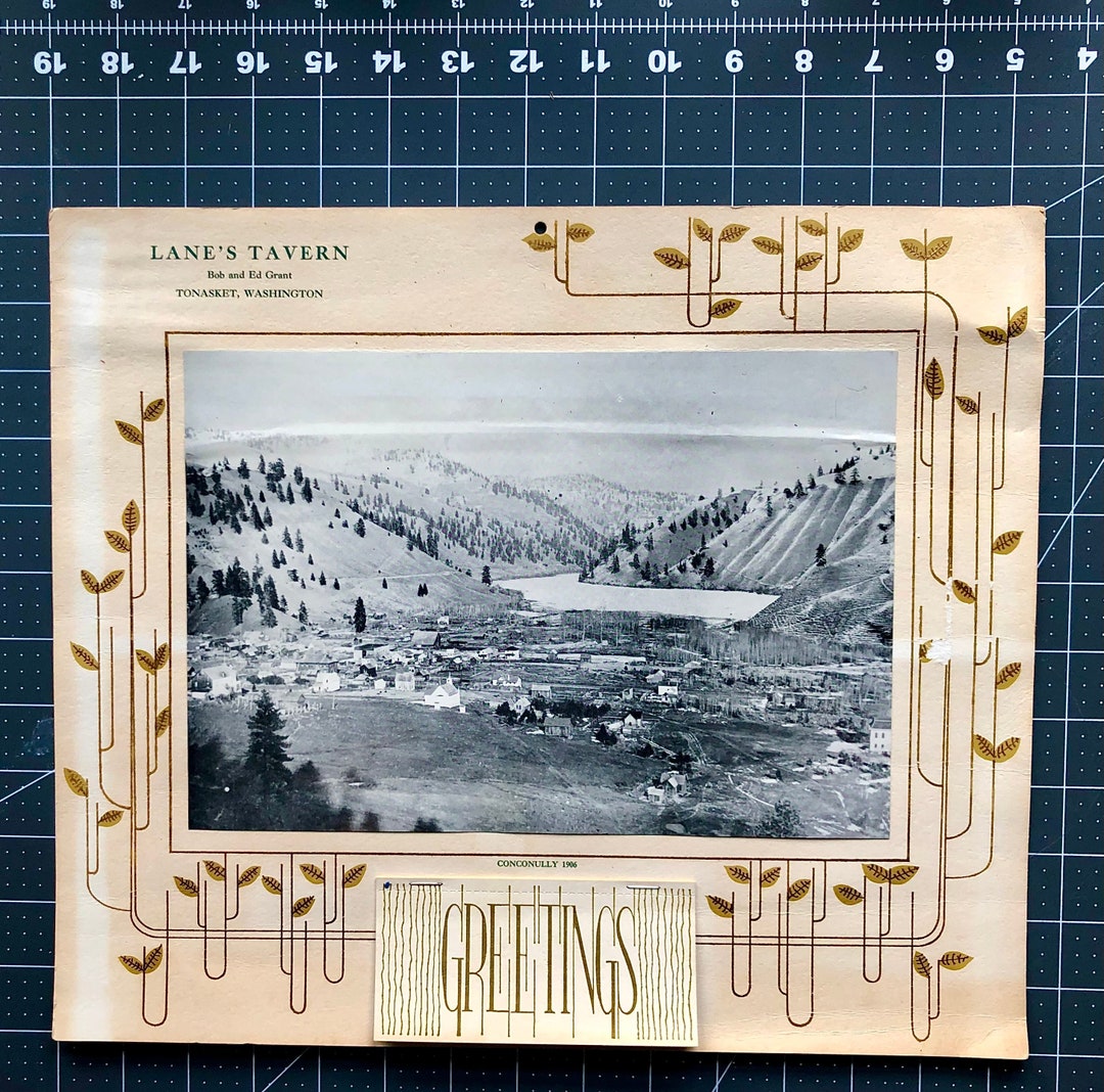 1965 Wall Calendar Conconully Tonasket Washington - Etsy