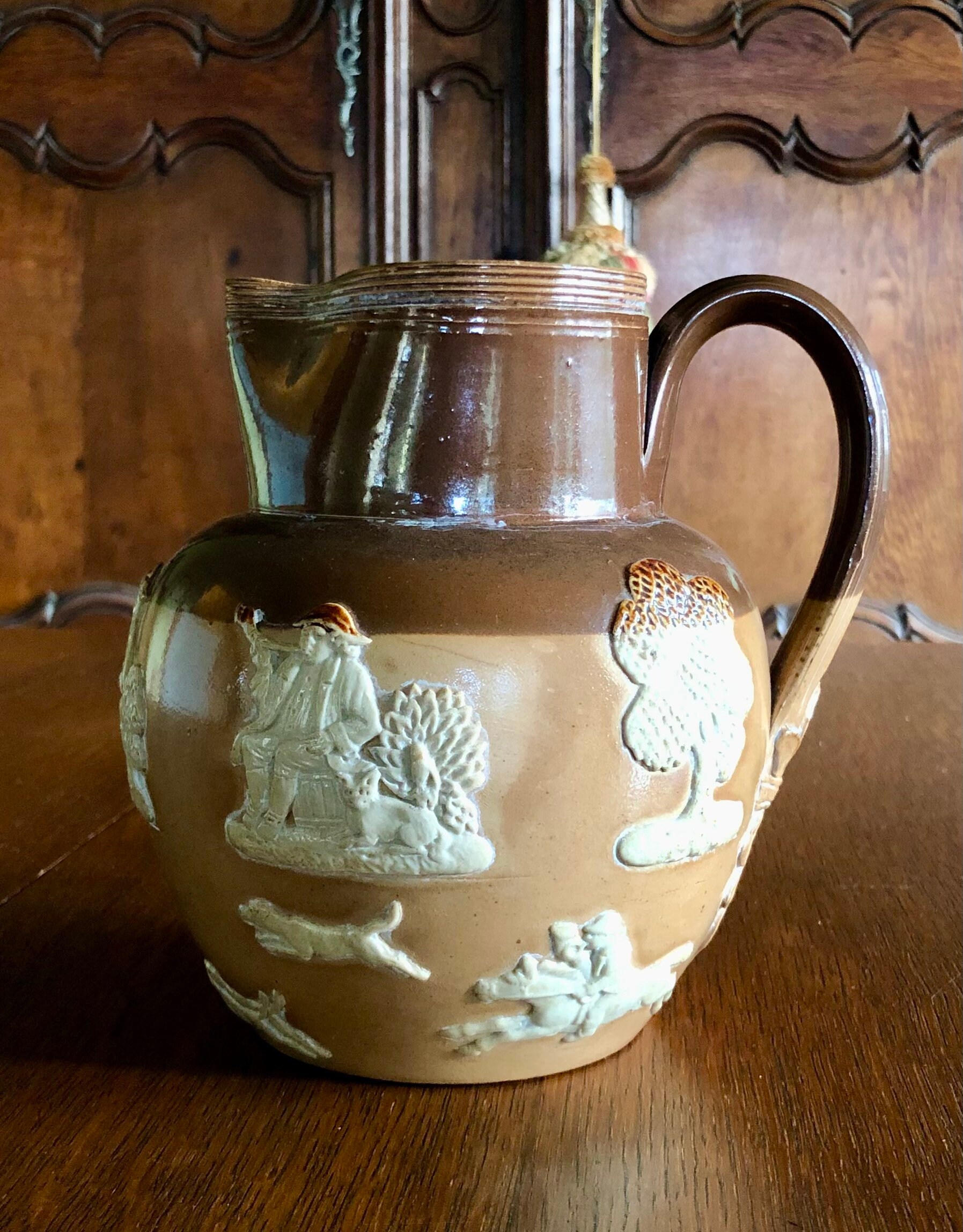 Royal Doulton Antique Salt Glazed Pitcher England - Etsy