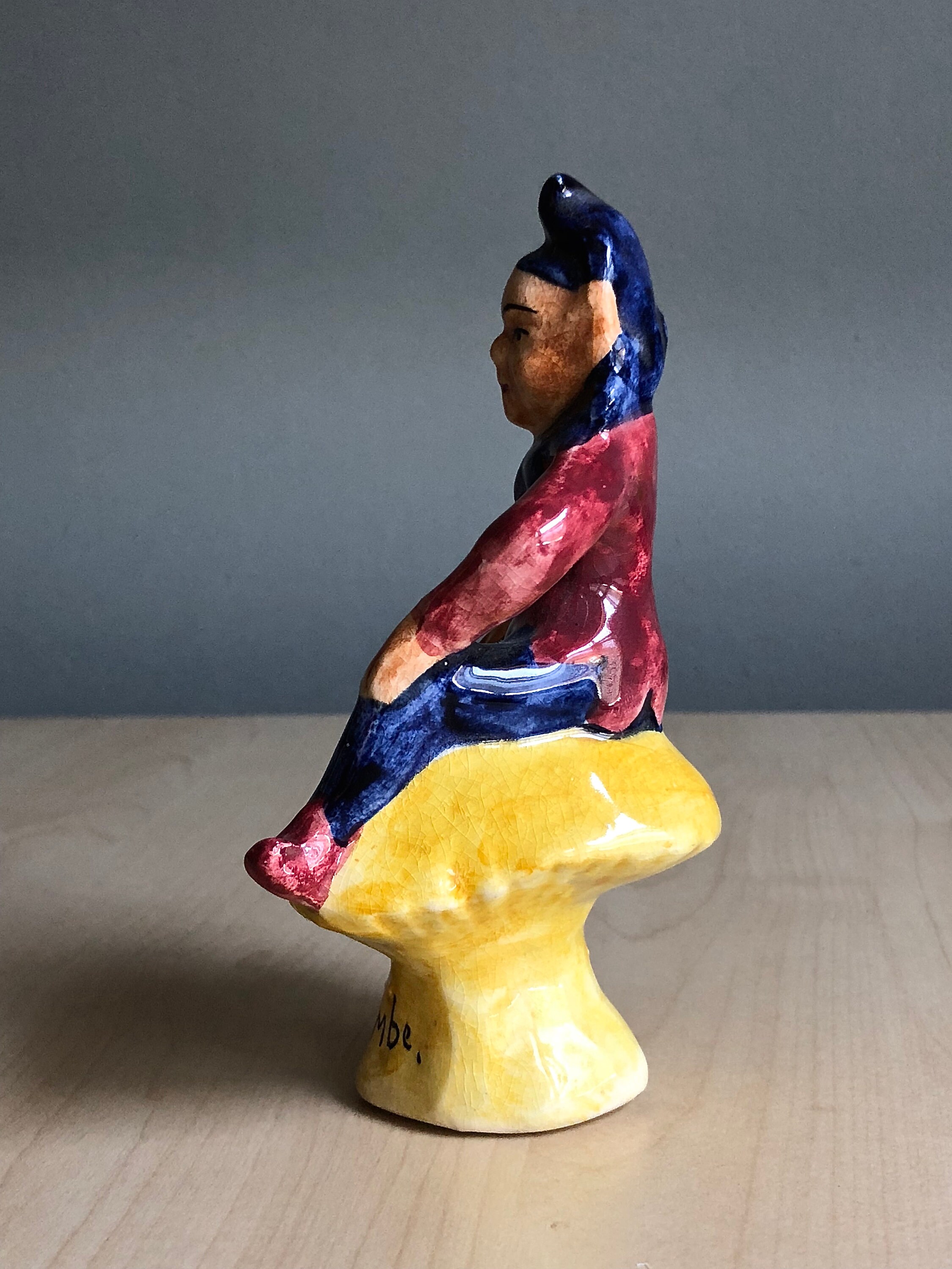 Pixey Piskey Fairy Widecomb Devonia Pottery Exeter England - Etsy