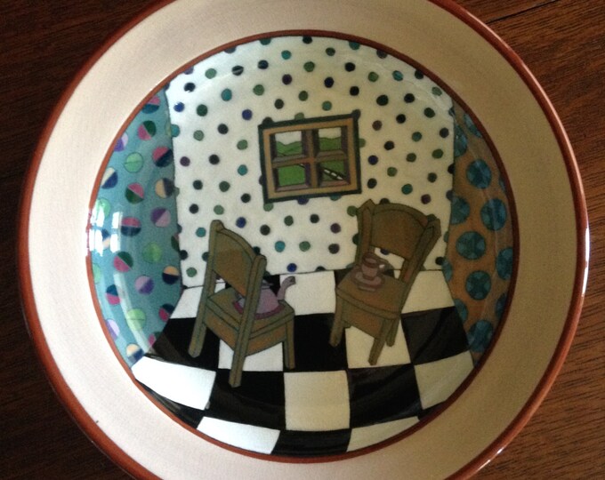 Kathryn Berd Art Pottery Plate 1992 - Etsy