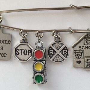 Awesome Bus Driver Safety Kilt Pin Stainless Steel Laser Engraved Charm ...