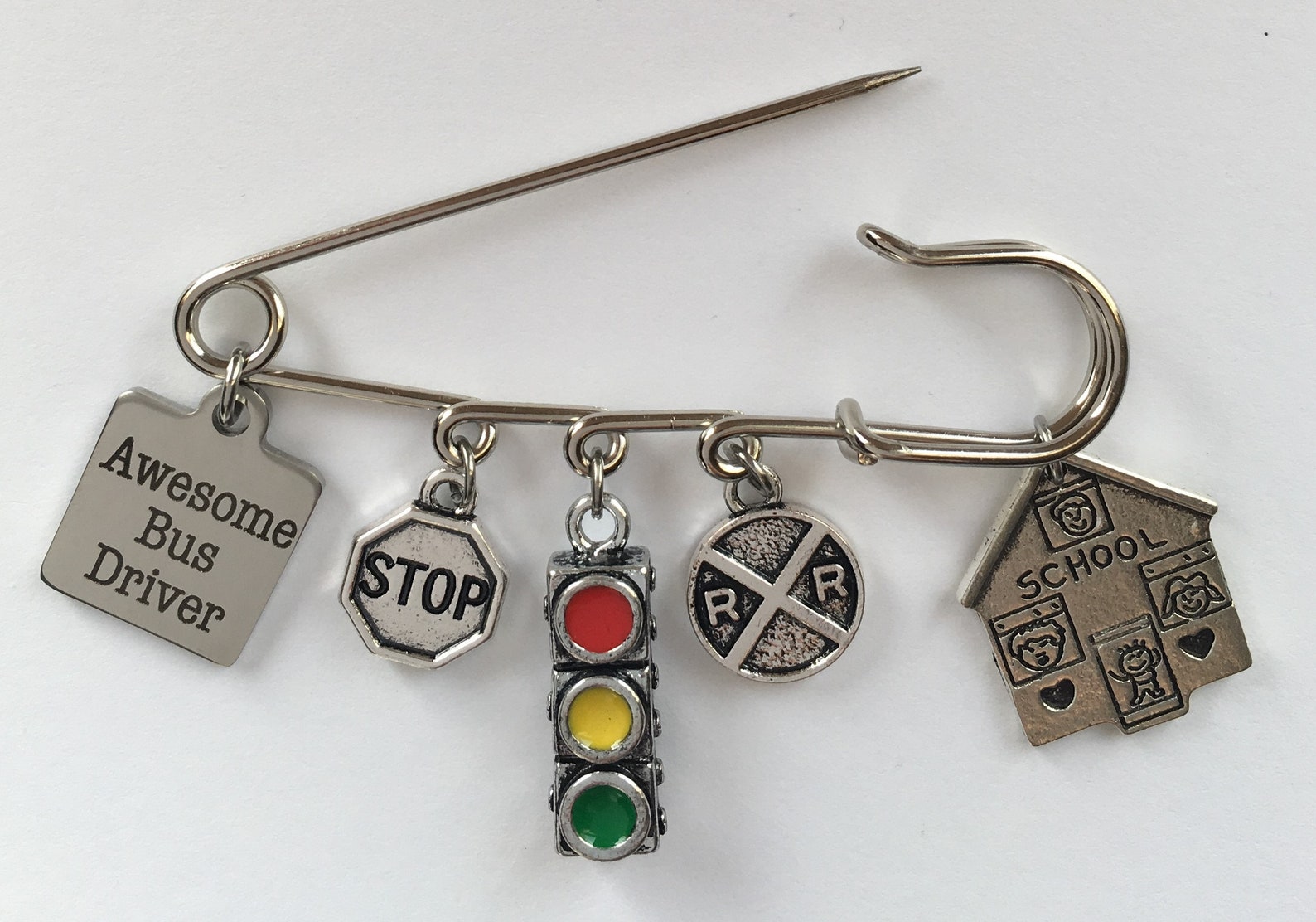 Awesome Bus Driver Safety Kilt Pin Stainless Steel Laser - Etsy