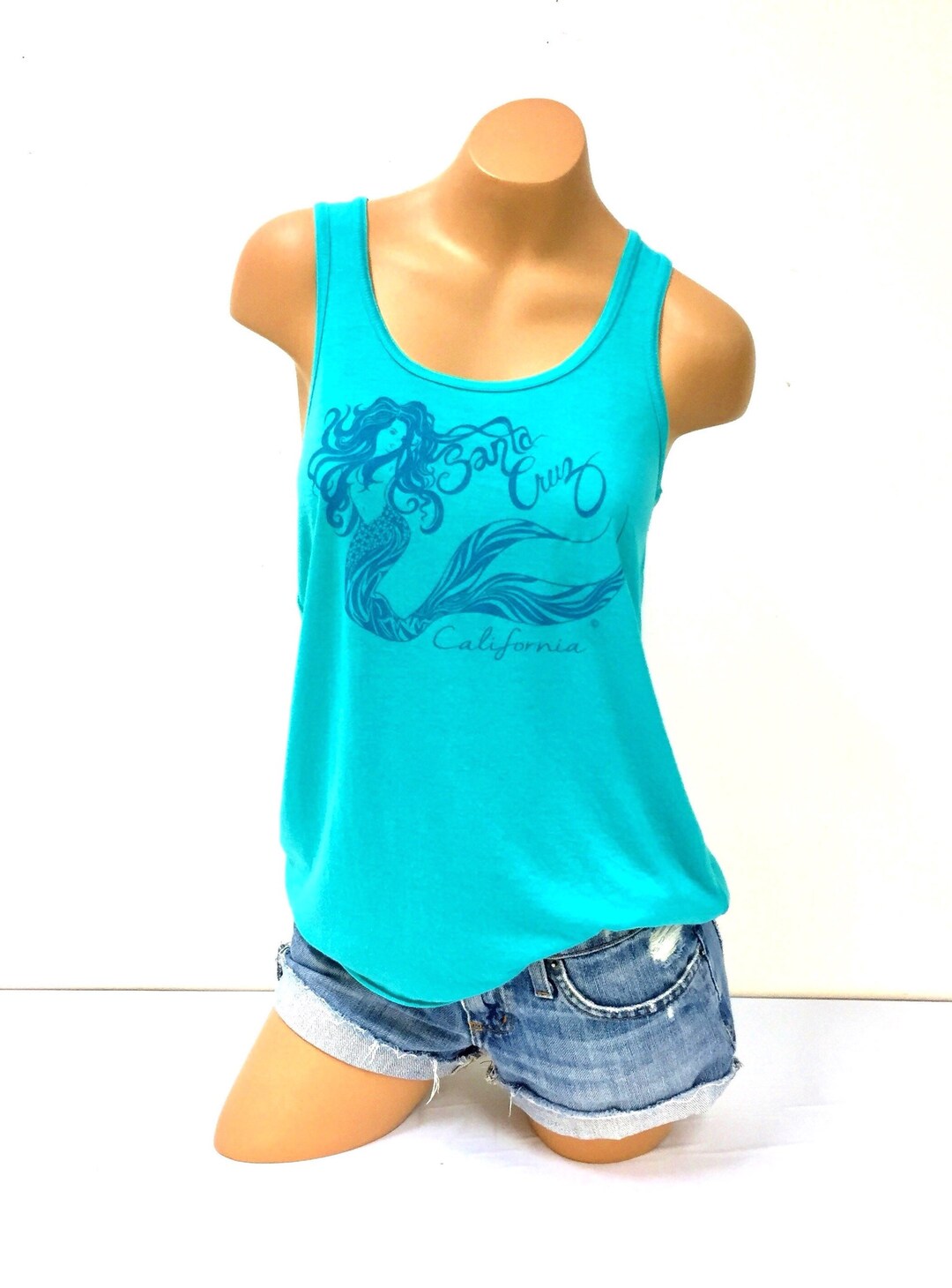 Santa Cruz Mermaid NEW Teal Flowy - Etsy