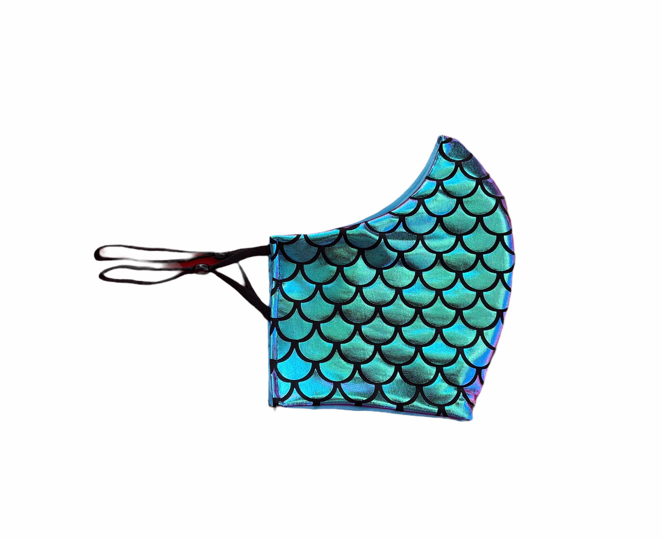 Sparkle Mermaid Scales Face Mask | Etsy