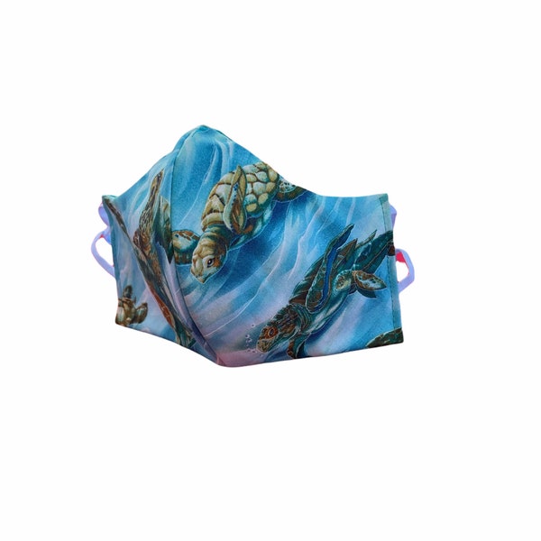 Sea Turtle Face Mask - Etsy