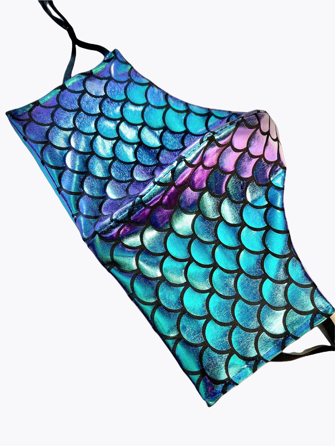 Sparkle Mermaid Scales Face Mask - Etsy