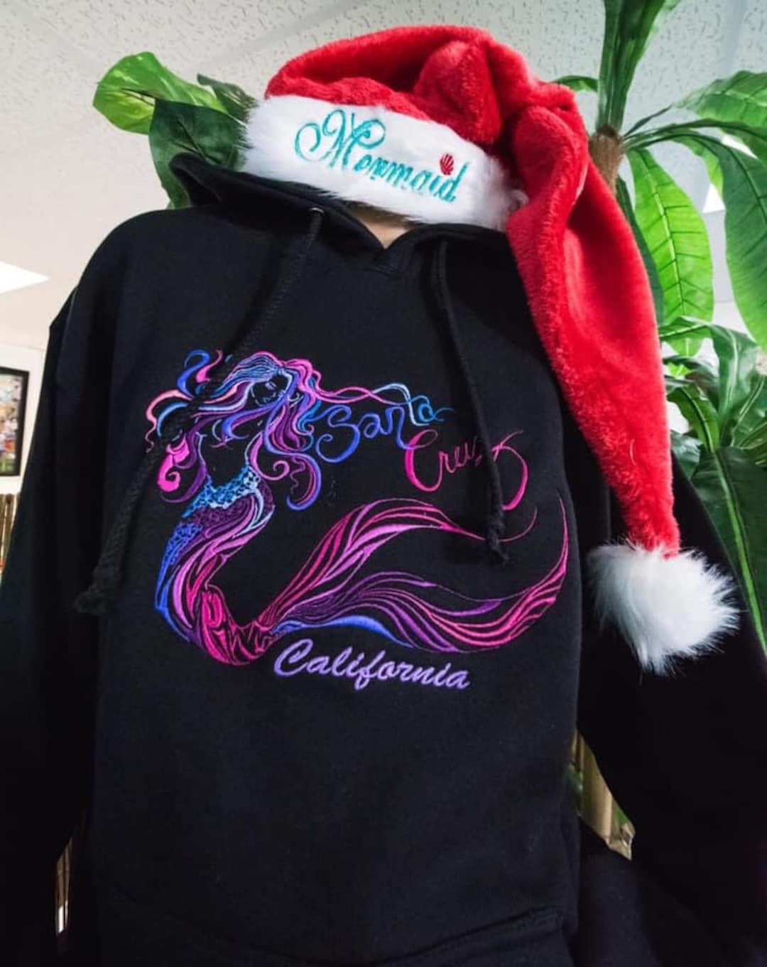 Santa Cruz Mermaid Hoodie - Etsy