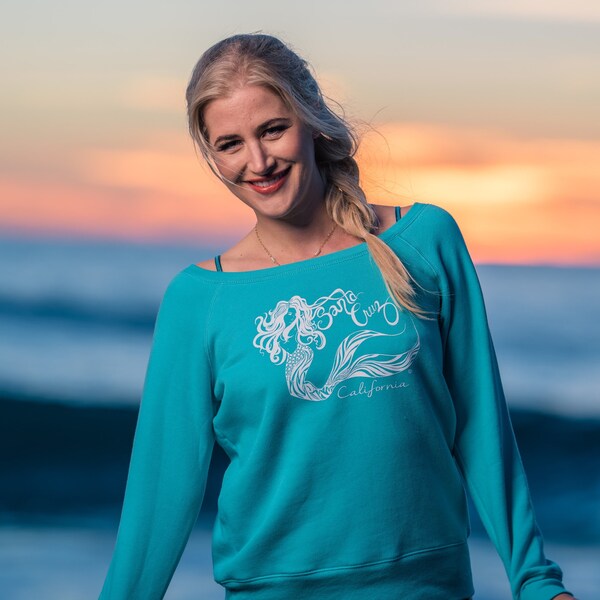Santa Cruz Mermaid Sweatshirts - Etsy
