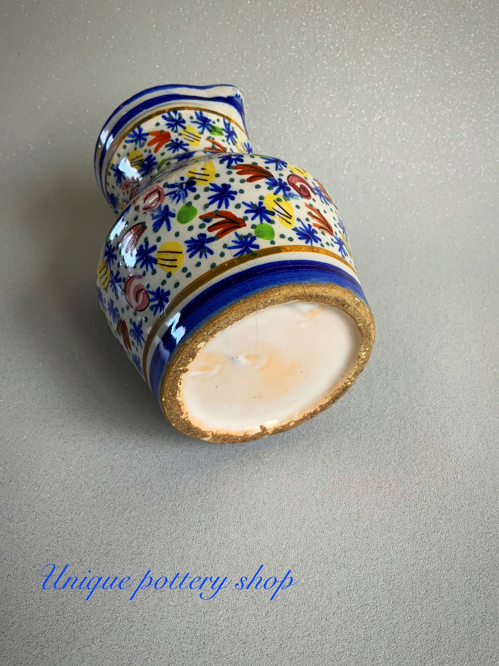 A Stunning 19th C Antique Moroccan Pottery Jug | Etsy