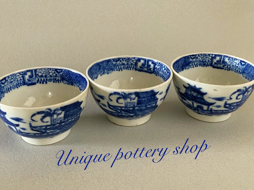 A Beautiful Collection of Early English Tea Bowls - Etsy