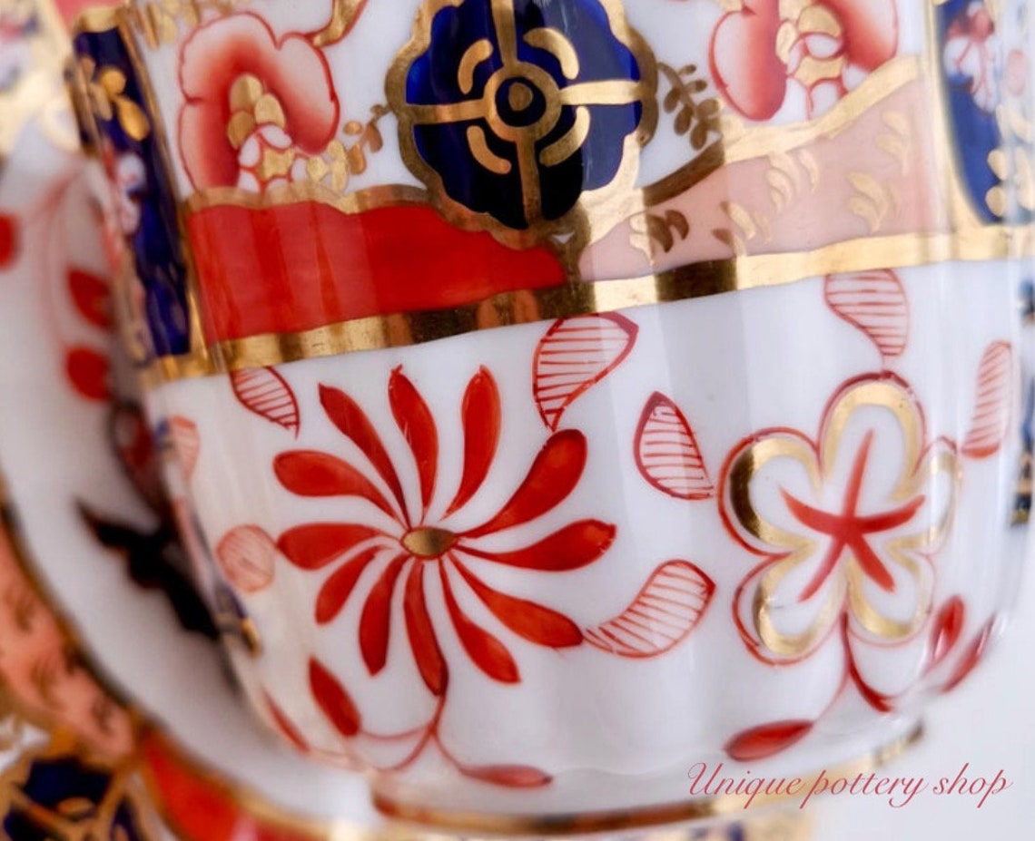 A Rare and Beautiful Spode Imari Tea Set - Etsy