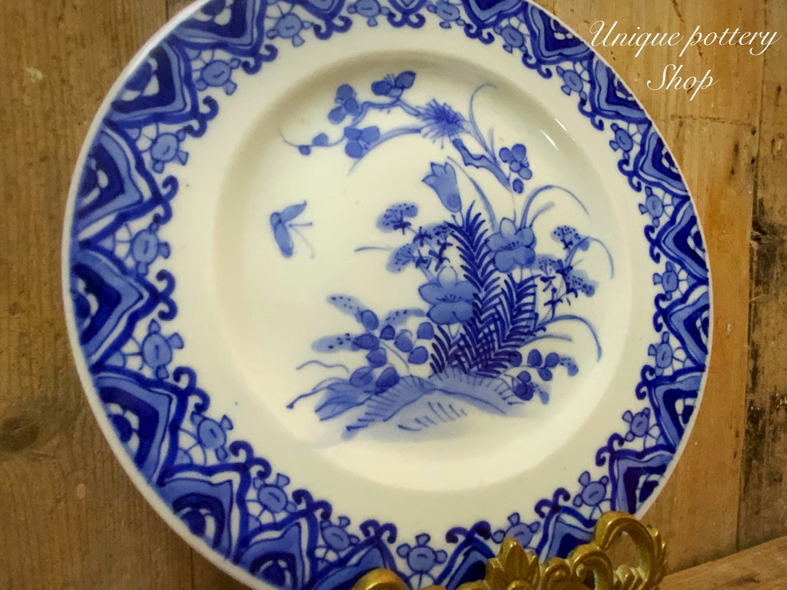 An Antique Porcelain Arita Plate - Etsy