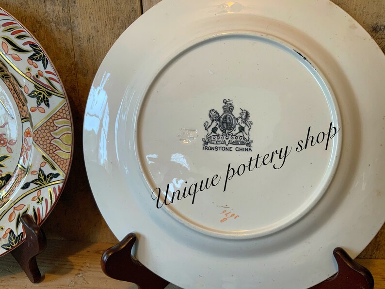 A Super 19th C Pair of English Antique Display Plates | Etsy