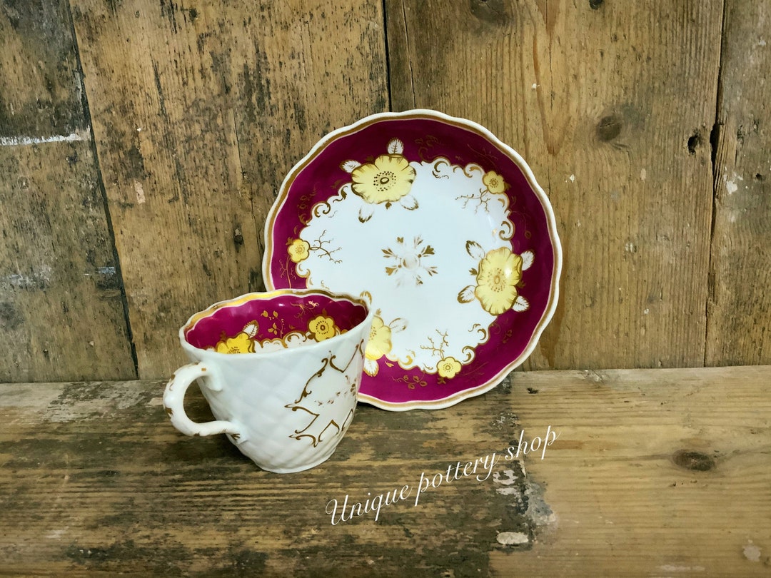 An Early 19th Century Rockingham Cup and Saucer - Etsy