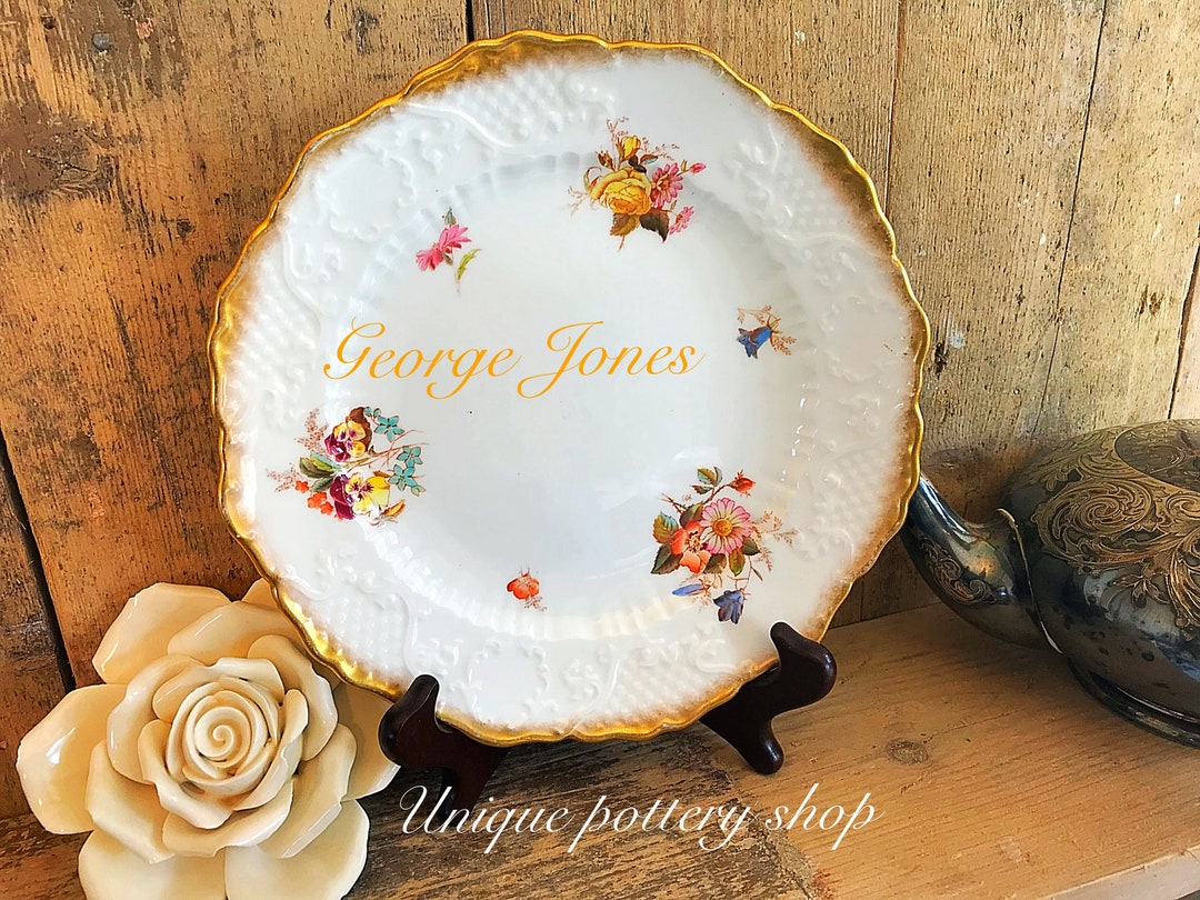A Stunning George Jones Dessert or Cabinet Plate - Etsy