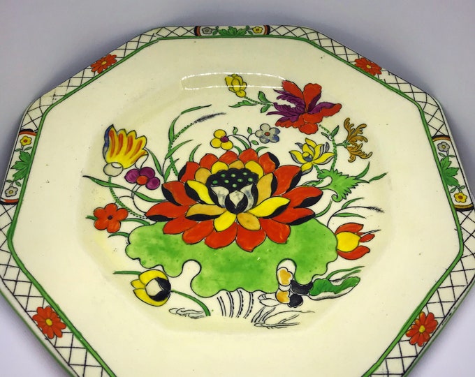 A Stunning and Rare Polygon Shaped Plate by Masons - Etsy