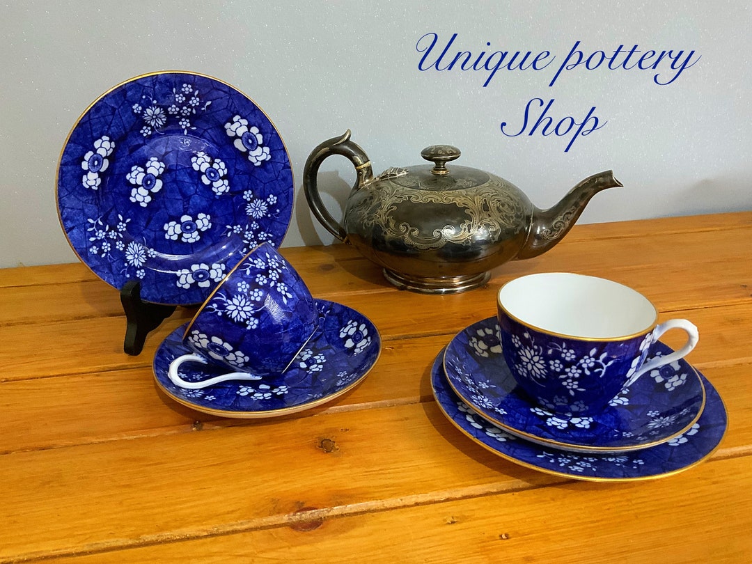 A Beautiful and Rare 19th C English Tea Set - Etsy
