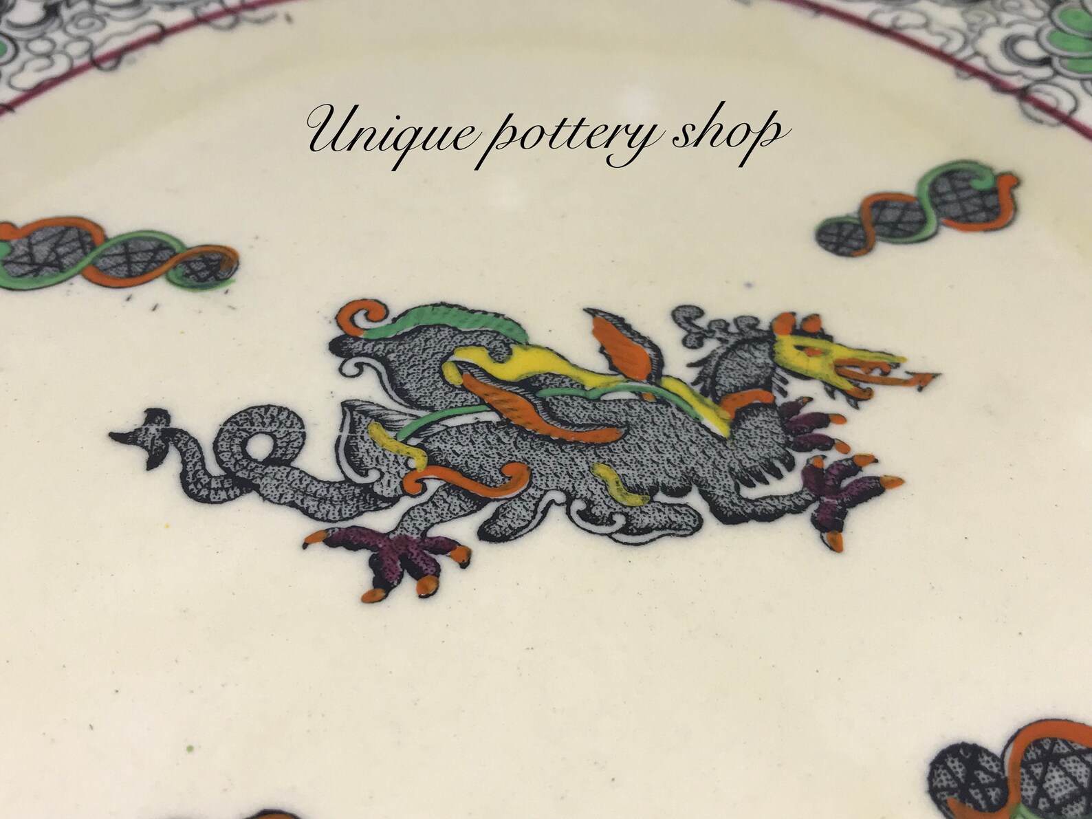 A Stunning and Rare Polygon Shaped Plate by Masons Potteries - Etsy