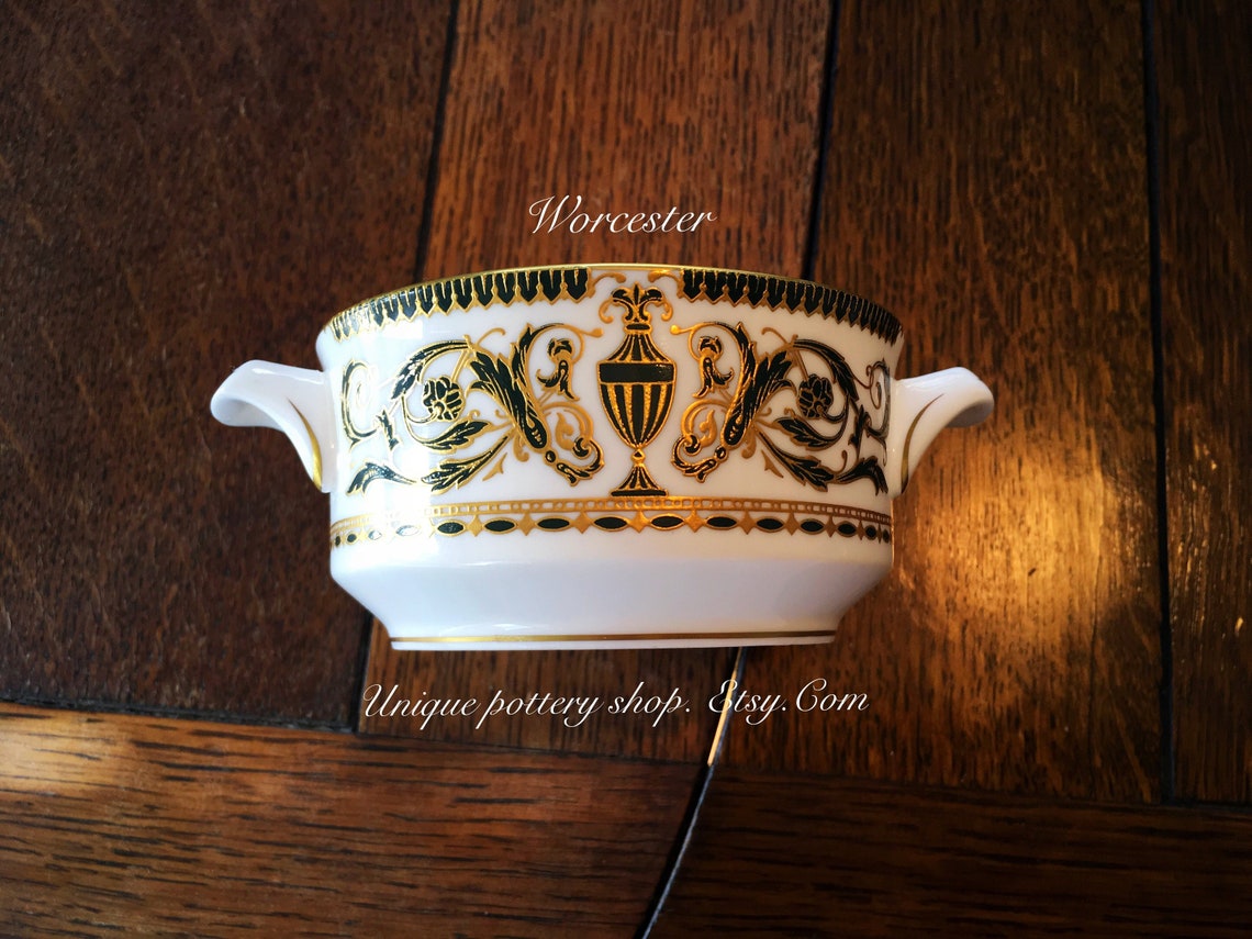 An Outstanding Vintage Worcester Bowl - Etsy