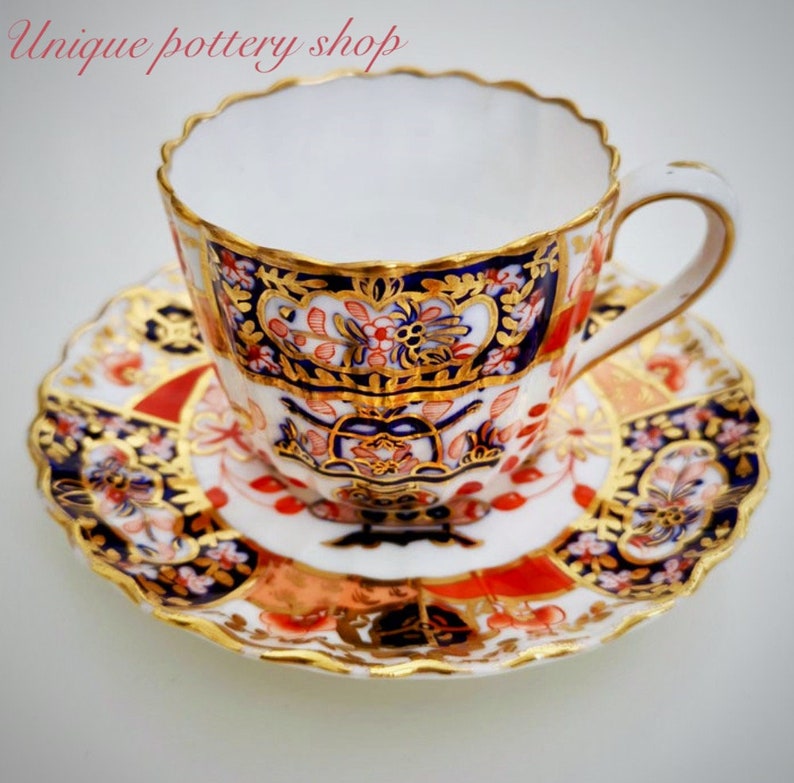 A Rare and Beautiful Spode Imari Tea Set - Etsy