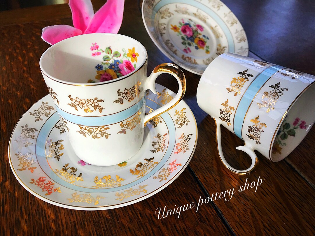 Stunning English Vintage Coffee Cans - Etsy