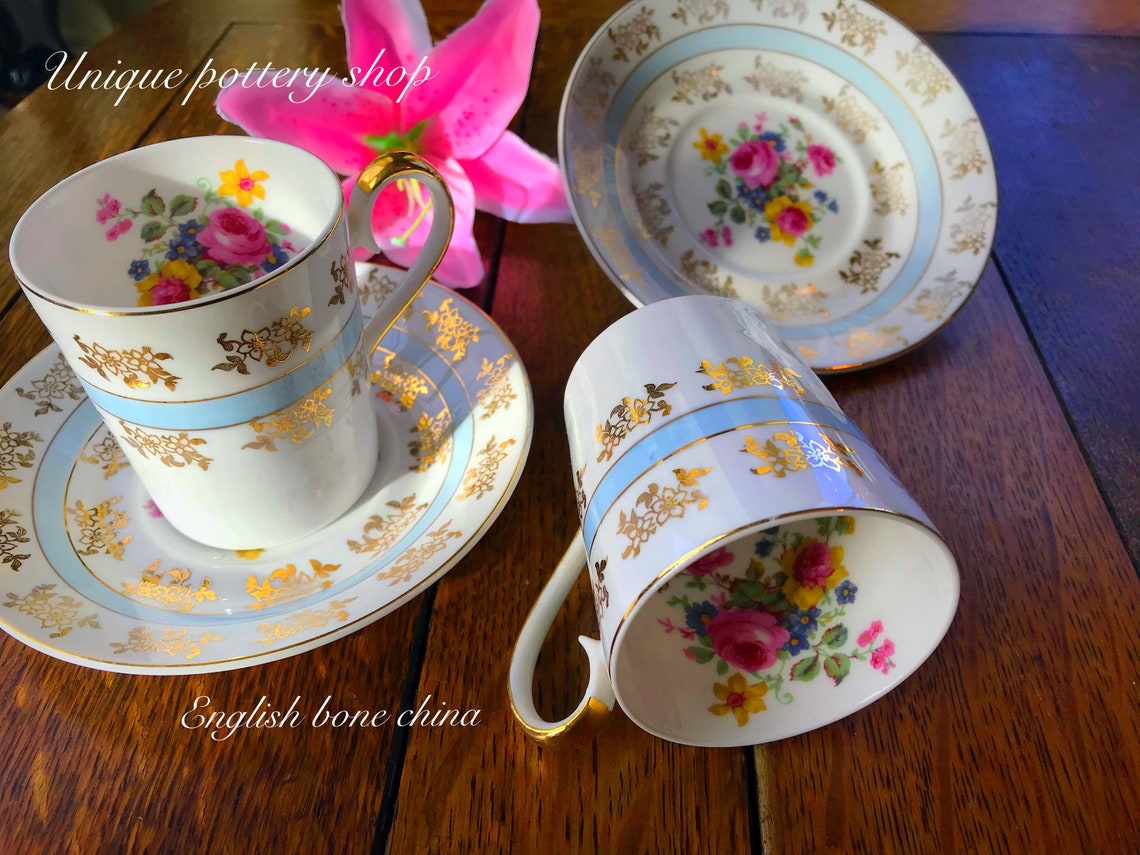 Stunning English Vintage Coffee Cans - Etsy