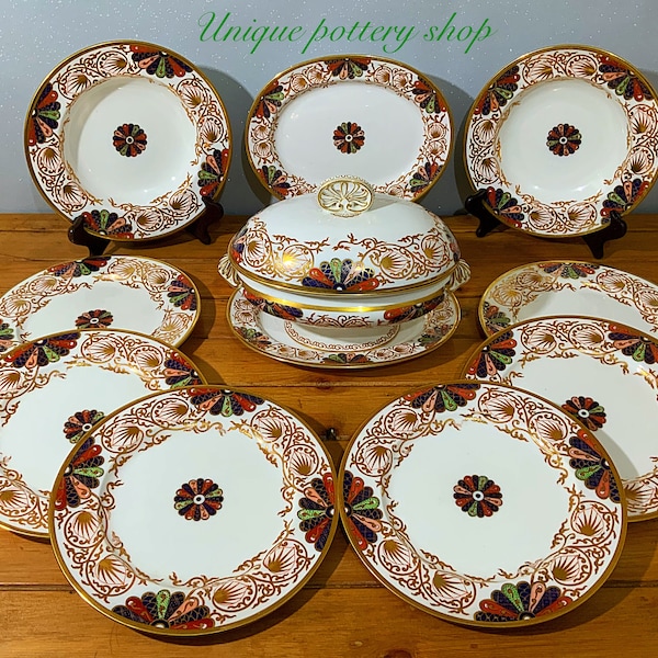 Antique Dinner Service - Etsy