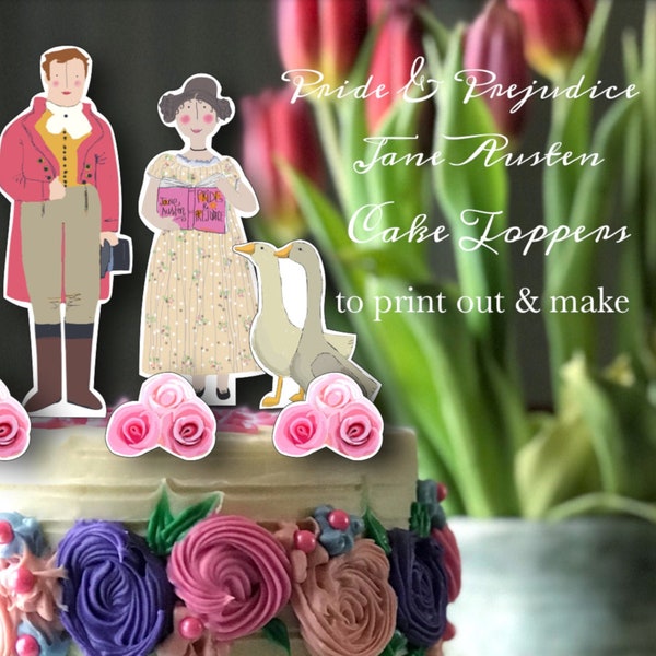 Jane Austen Cake - Etsy