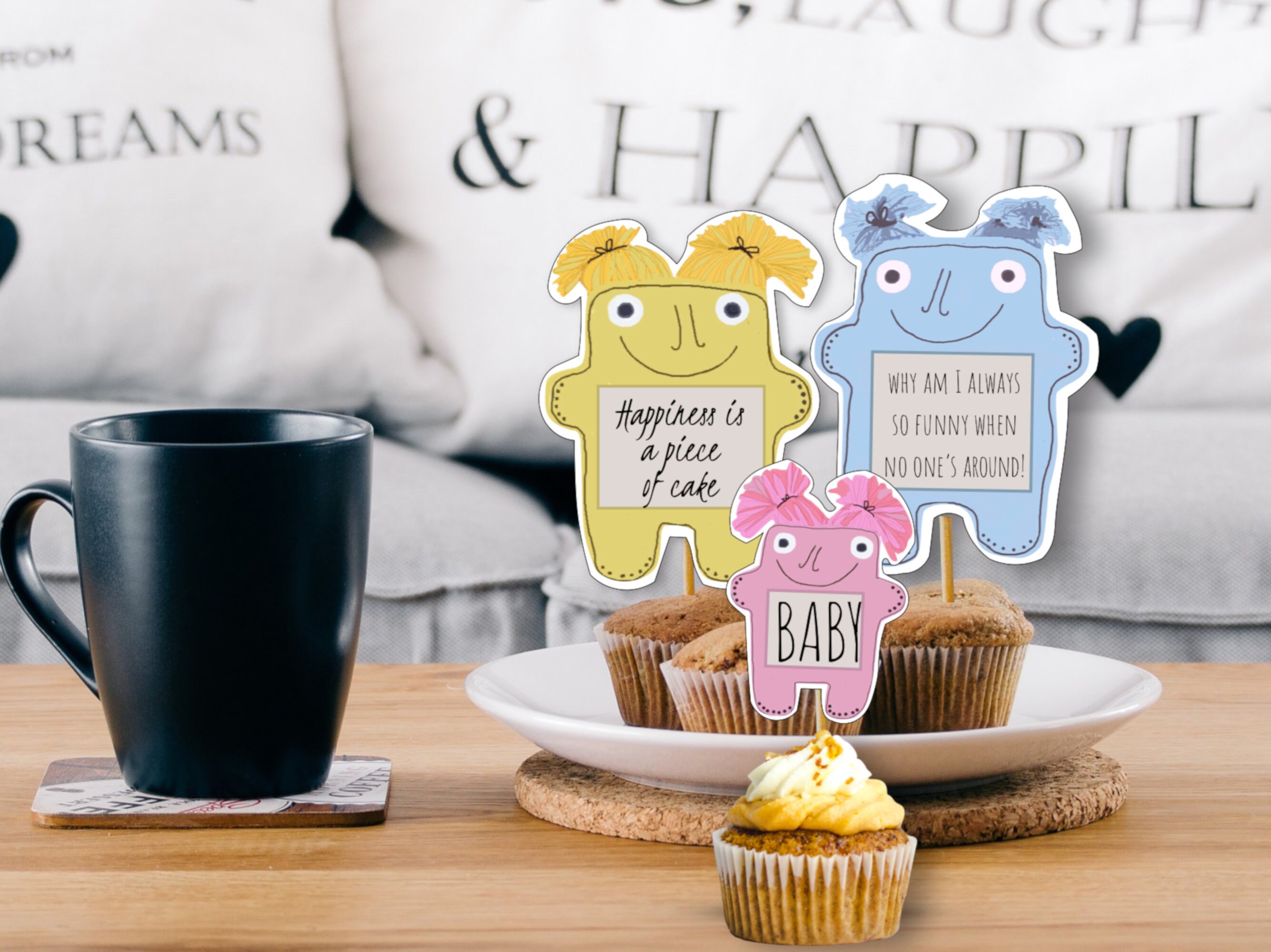 Paper & Party Supplies Party Décor Party Supplies Cupcake Toppers ...