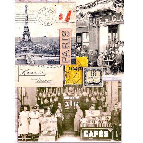 French Postcards - Etsy