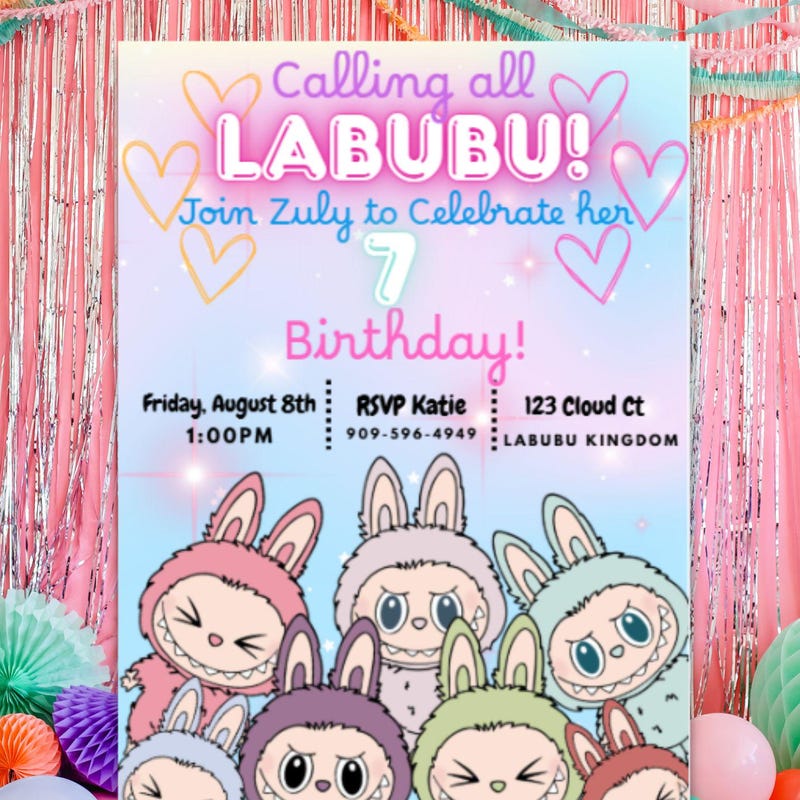 Labubu Birthday - Etsy