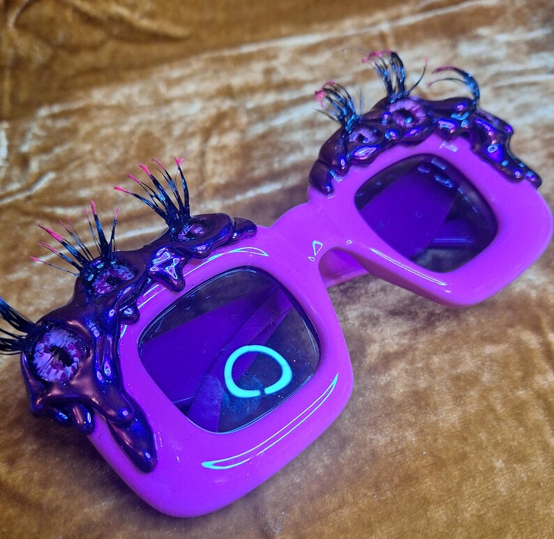 Glow Blacklight Glasses - Etsy