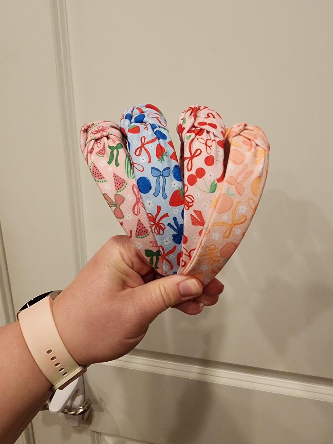 Summer Fruit Headbands, Cherry Headbands, Watermelon Headbands, Berry ...