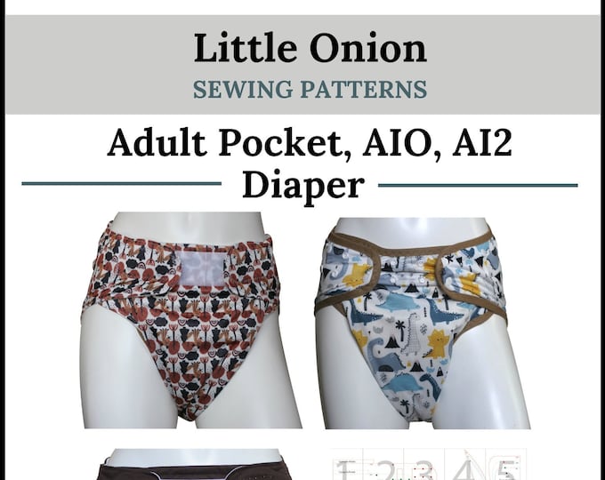 Adult Pocket, AIO, and AI2 Diaper Sewing Pattern - Etsy